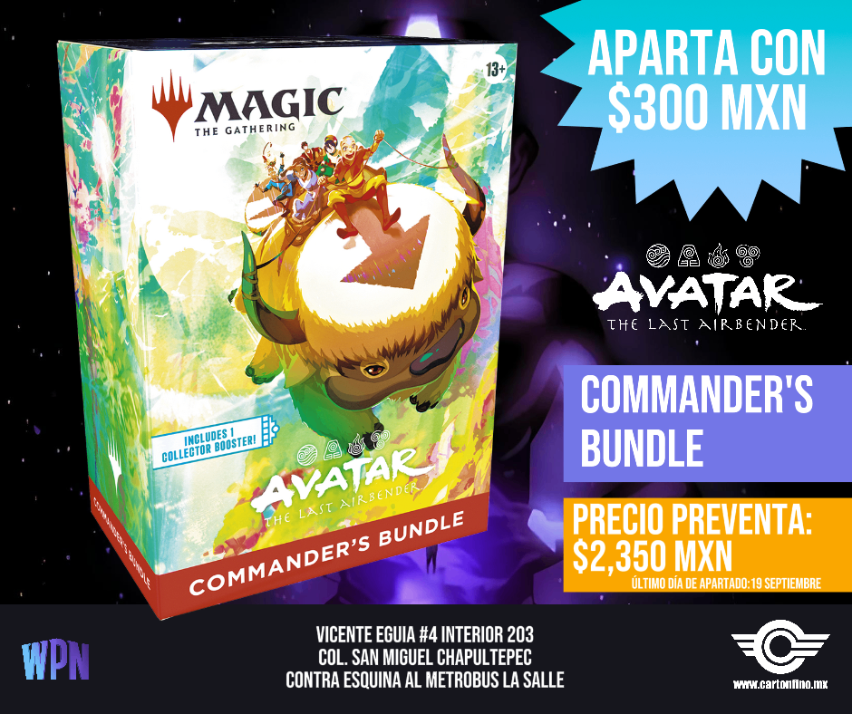 [Preventa] Avatar: The Last Airbender Commander's Bundle – Carton Fino