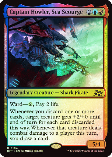 Captain Howler, Sea Scourge Foil – Carton Fino