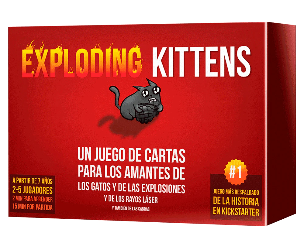 Exploding Kittens Edicion Original - ESPAÑOL – Carton Fino