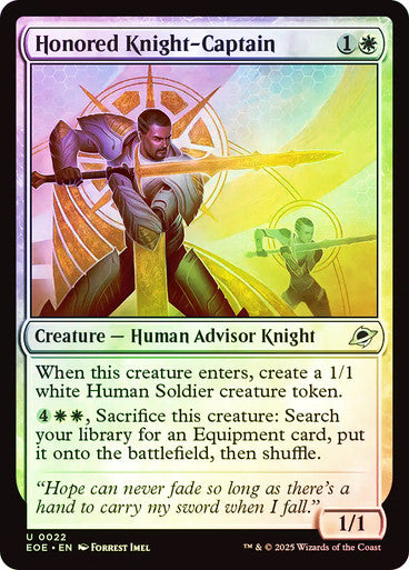 Honored Knight-Captain Foil – Carton Fino