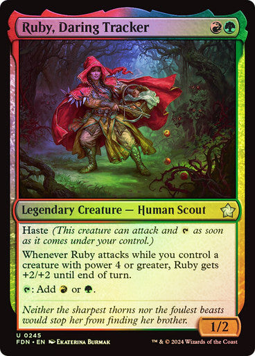 Ruby, Daring Tracker Foil – Carton Fino