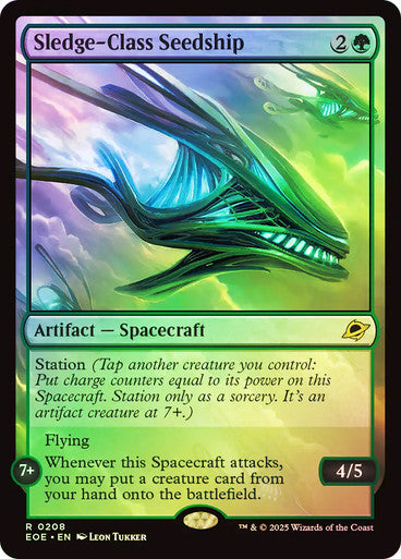 Sledge-Class Seedship Foil – Carton Fino