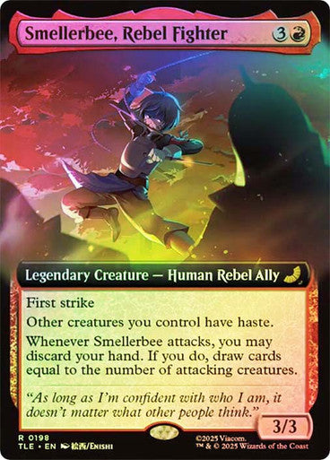 Smellerbee, Rebel Fighter (Extended Art) Foil – Carton Fino