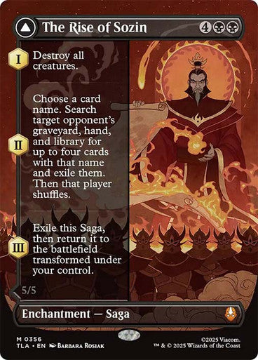 The Rise of Sozin // Fire Lord Sozin (Borderless) – Carton Fino