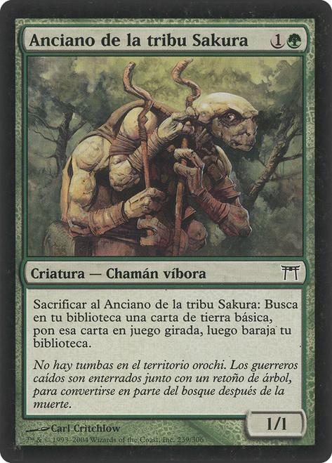 Sakura-Tribe Elder - Regular - Spanish – Carton Fino