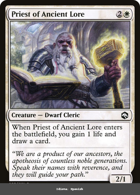 Priest of Ancient Lore - Spanish - Spanish – Carton Fino