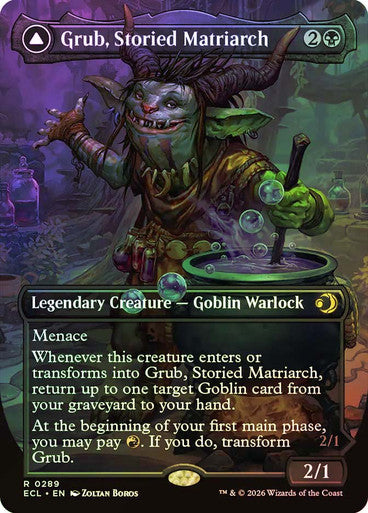 Grub, Storied Matriarch // Grub, Notorious Auntie (Borderless) Foil ...