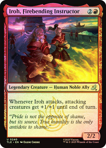 Iroh, Firebending Instructor Foil – Carton Fino