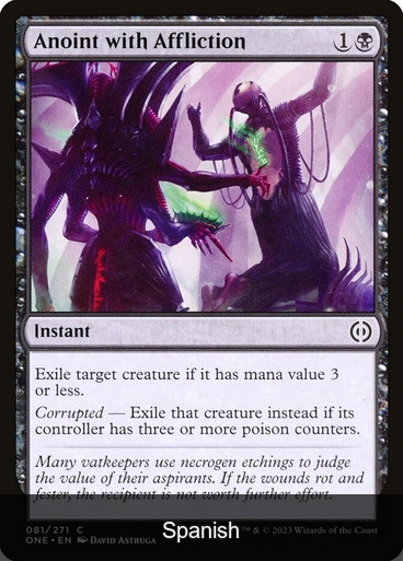 Anoint with Affliction [Spanish] – Carton Fino